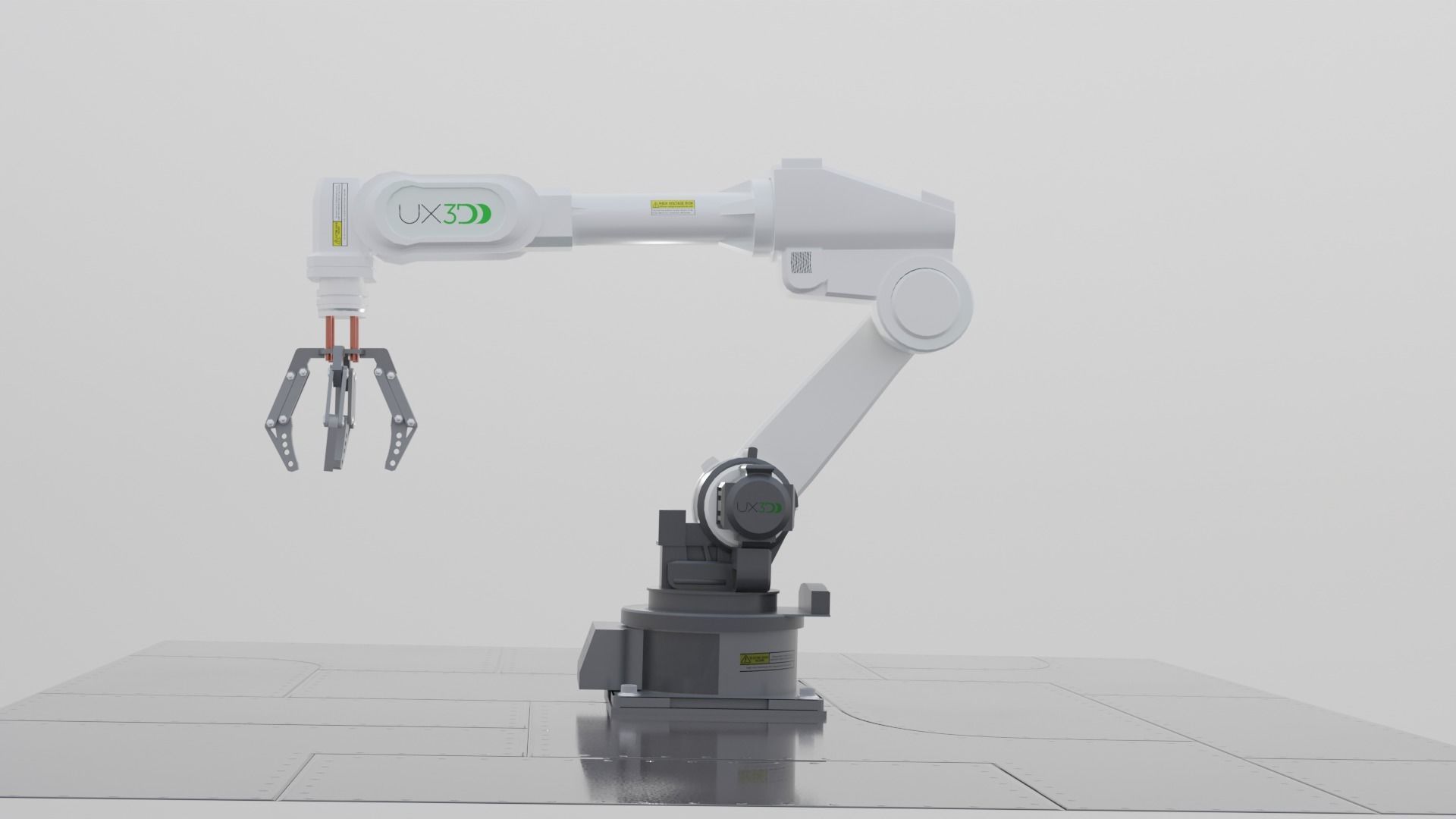 Machine arm 3D model | CGTrader