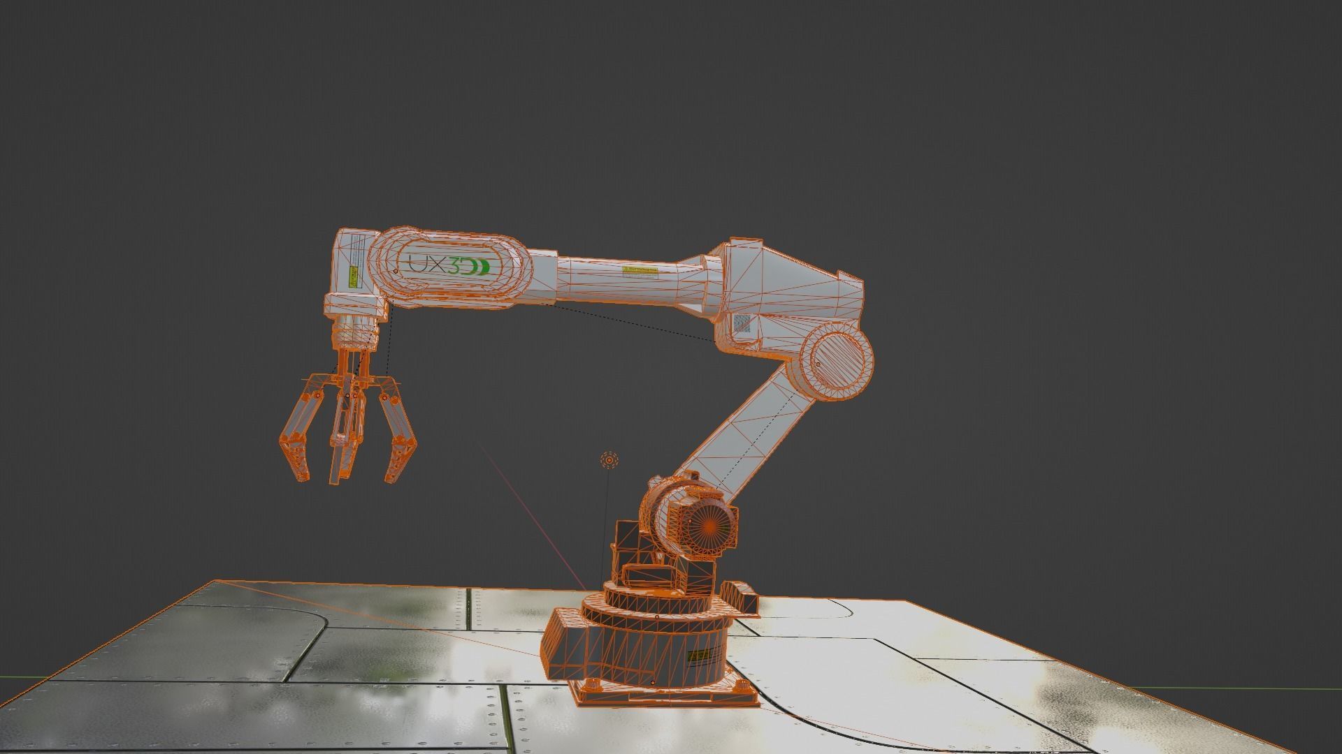 Machine arm 3D model | CGTrader