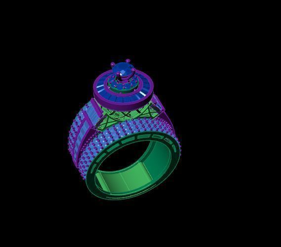 Rings 3D model 3D printable | CGTrader