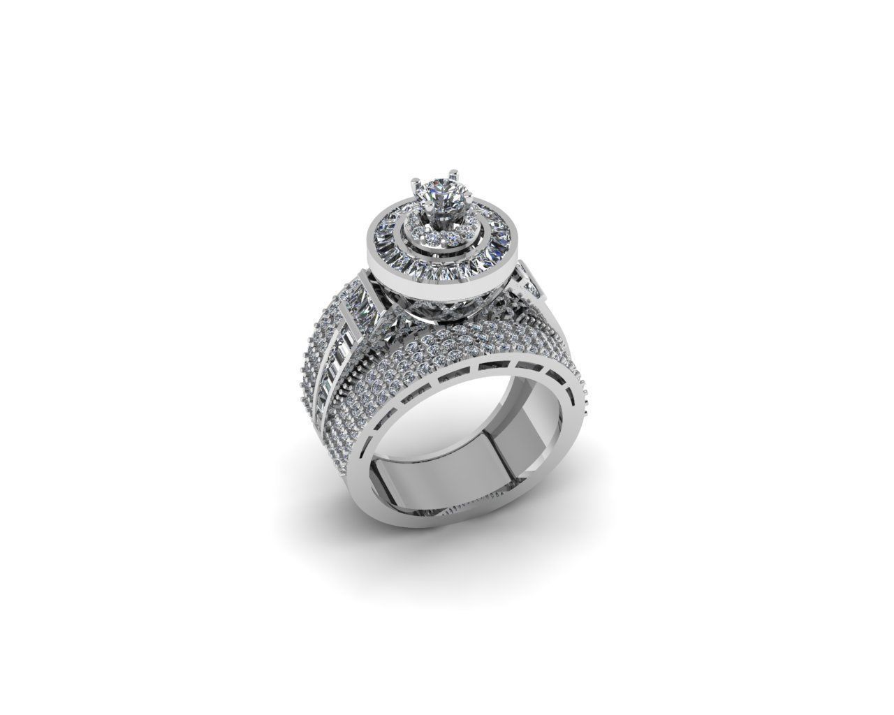 Rings 3D model 3D printable | CGTrader