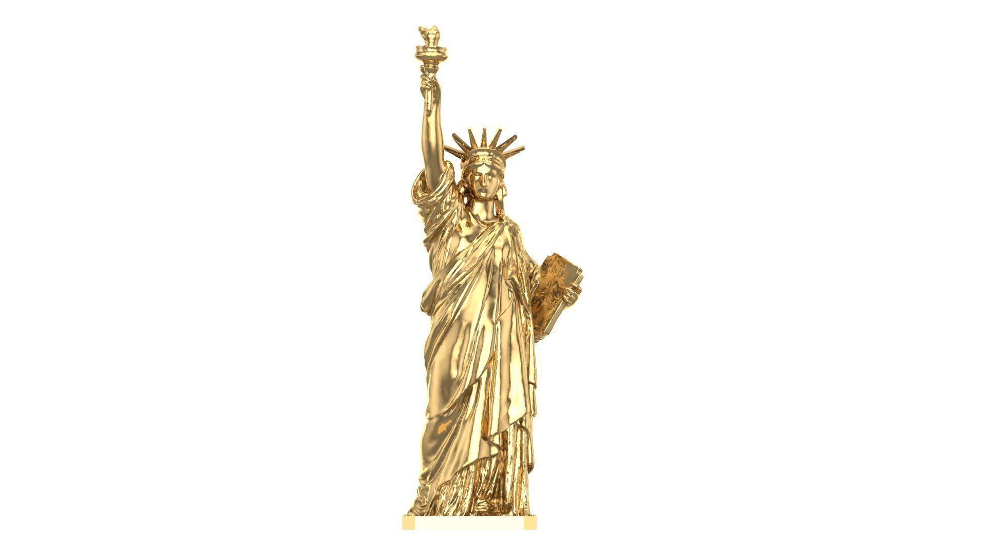 lady-liberty 3D model 3D printable | CGTrader