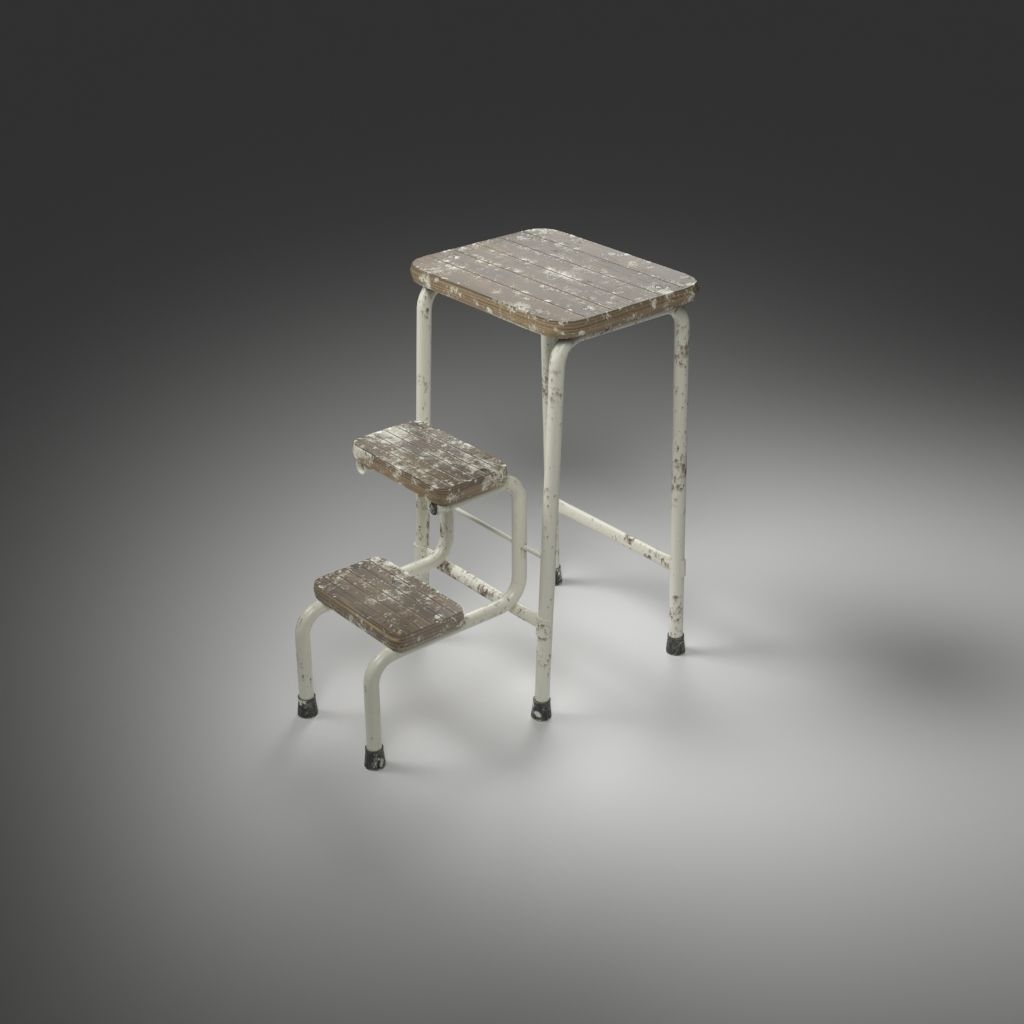 3D model Old Kitchen Steps VR / AR / low-poly | CGTrader