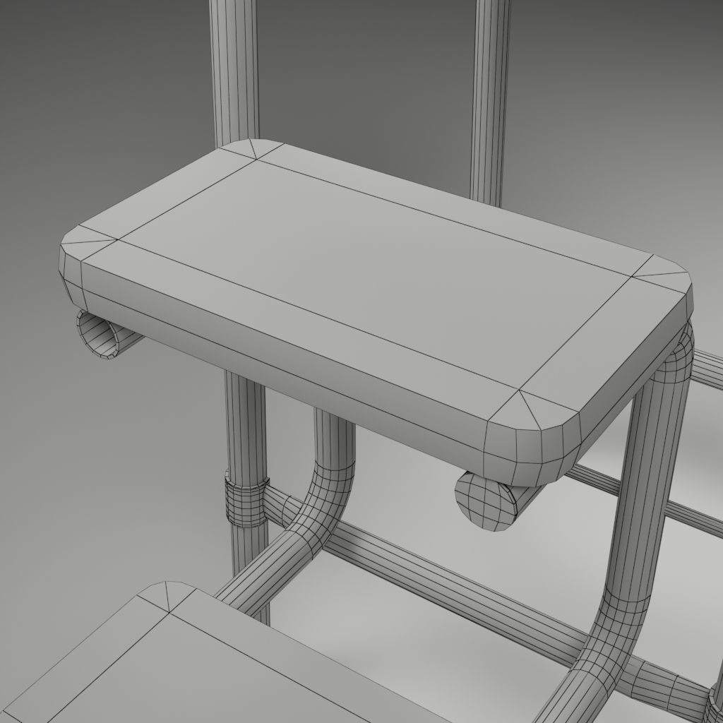 3D model Old Kitchen Steps VR / AR / low-poly | CGTrader