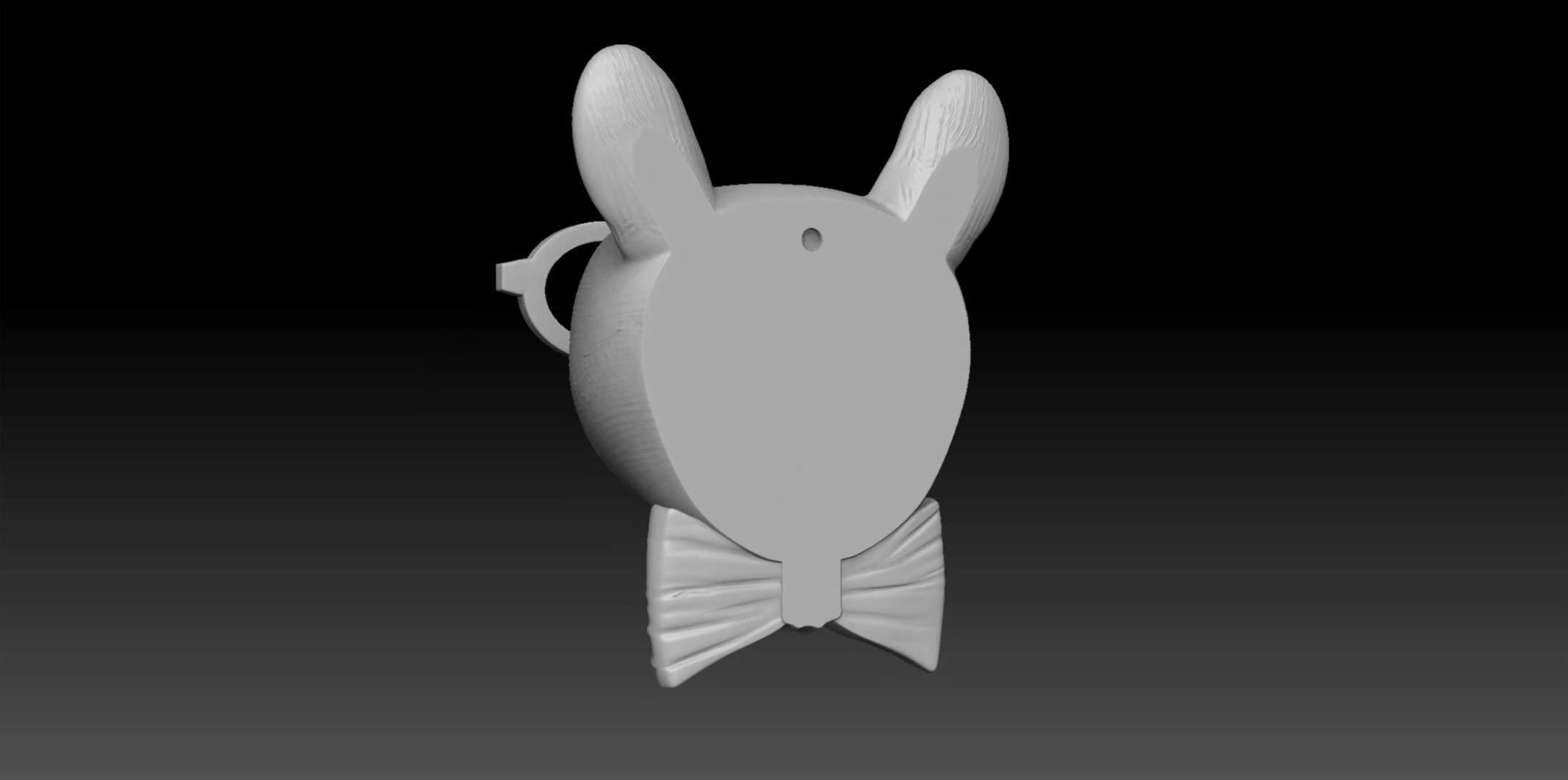 The Librarian Mouse Ignatious Fuzz 3D model 3D printable | CGTrader