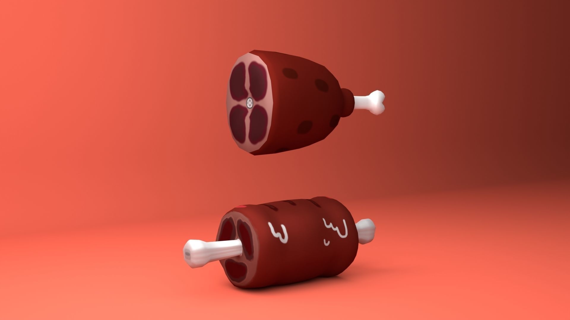 Meat Stick 3D model | CGTrader