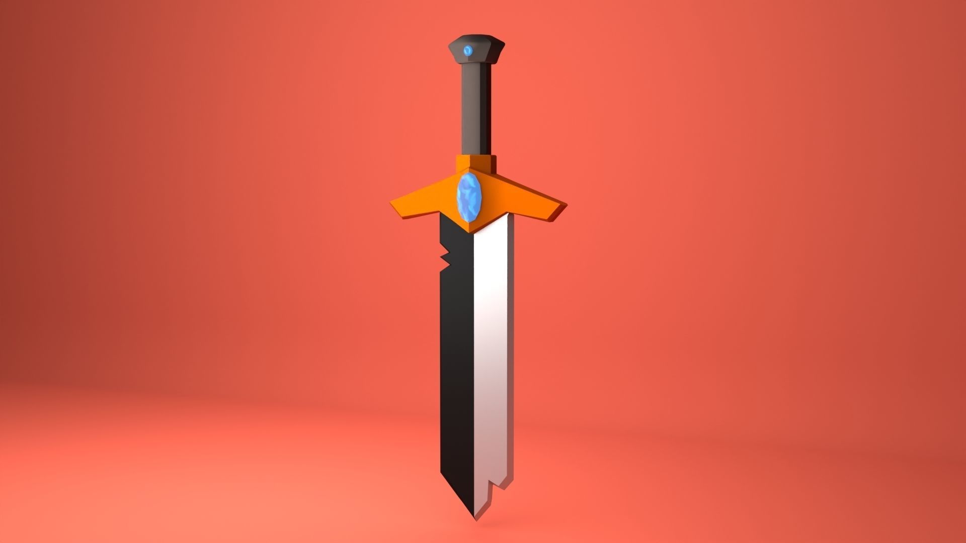 Hydro Sword free 3D model | CGTrader