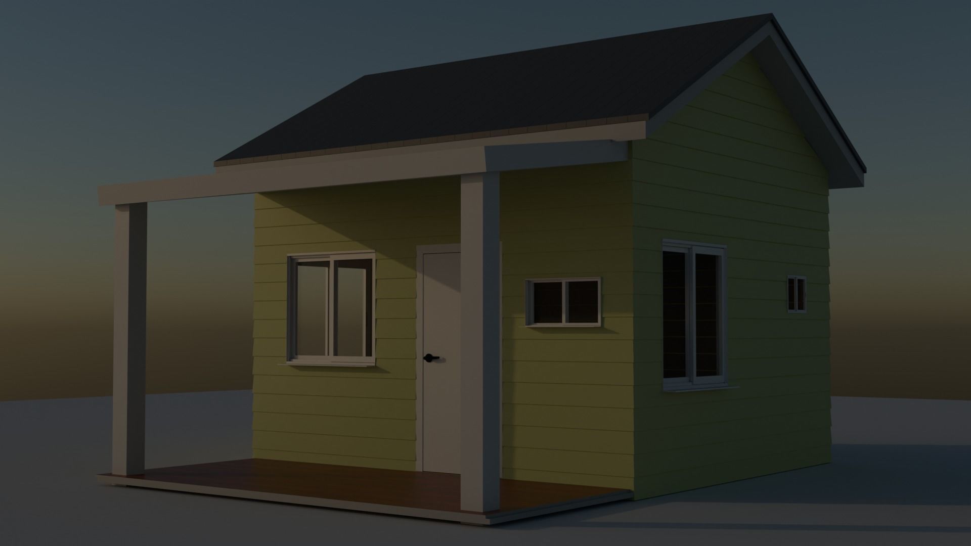 Small cozy house free 3D model | CGTrader