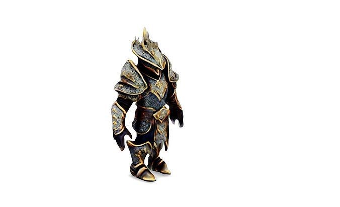 Guardian of the Enchanted Realms Mystical Knight Armor 3D model | CGTrader