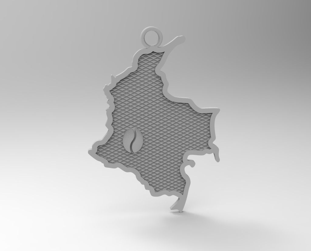 mapa Colombia 3D model 3D printable | CGTrader