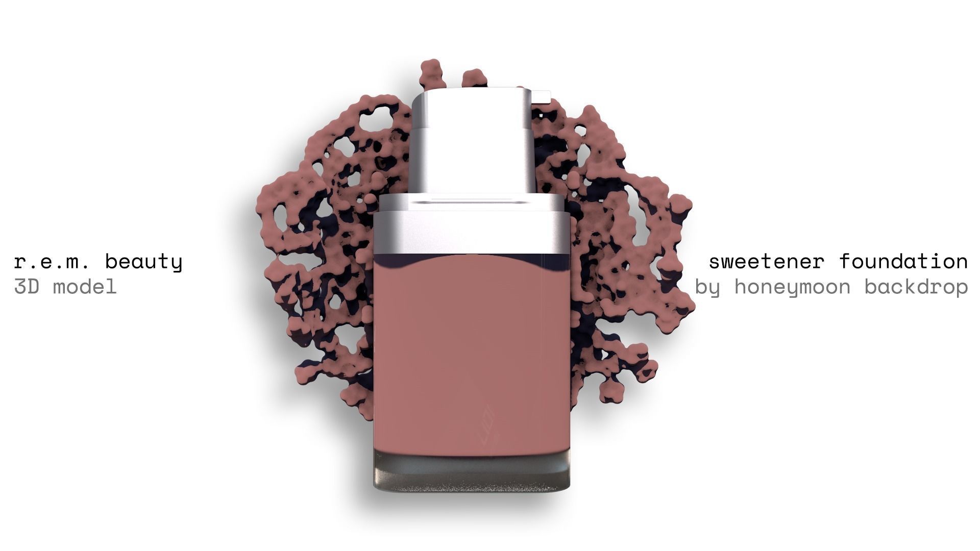 sweetener foundation - rem beauty by Ariana Grande 3D model | CGTrader