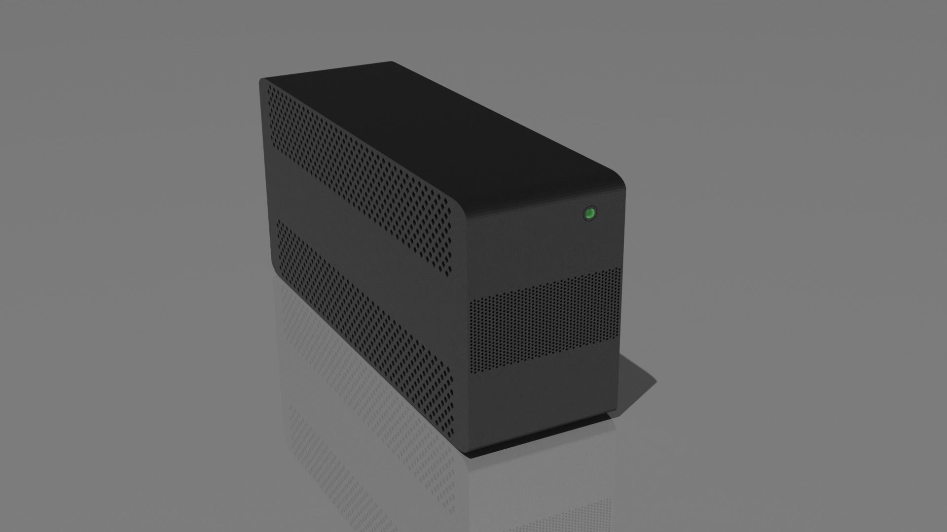 Black UPS 3D model | CGTrader