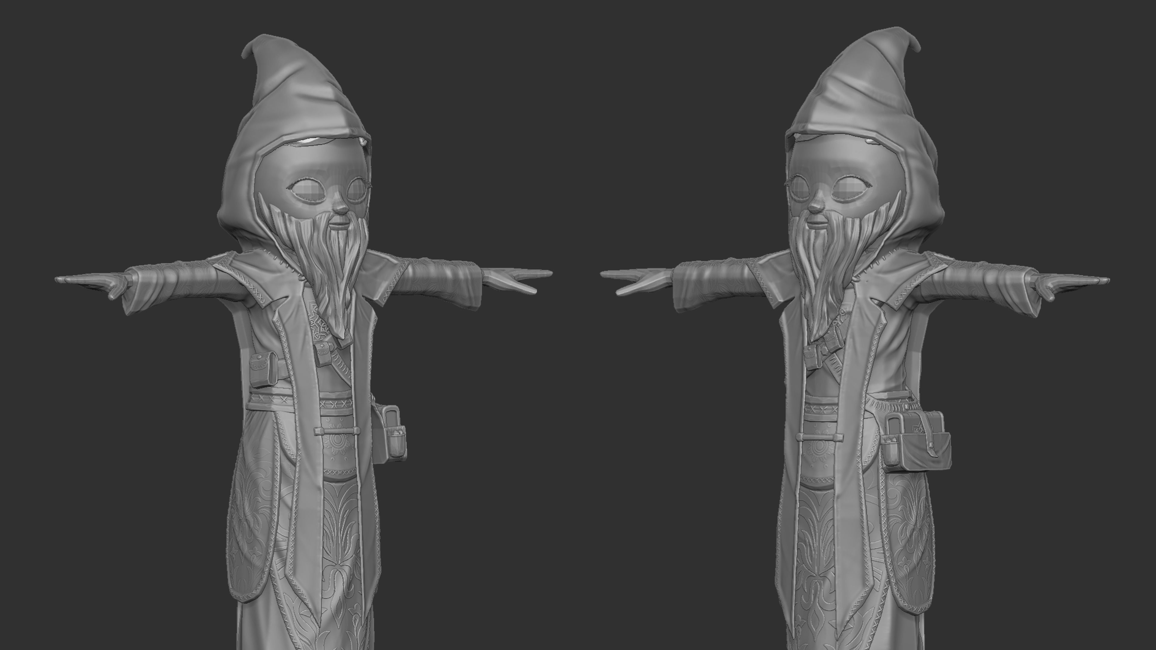 3D model Stylized Wizard 3D VR / AR / low-poly | CGTrader
