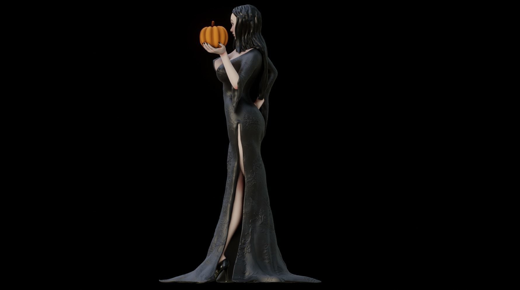 Morticia Addams - 1TO10 STL FILE 3D PRINT MODEL 3D model 3D printable ...