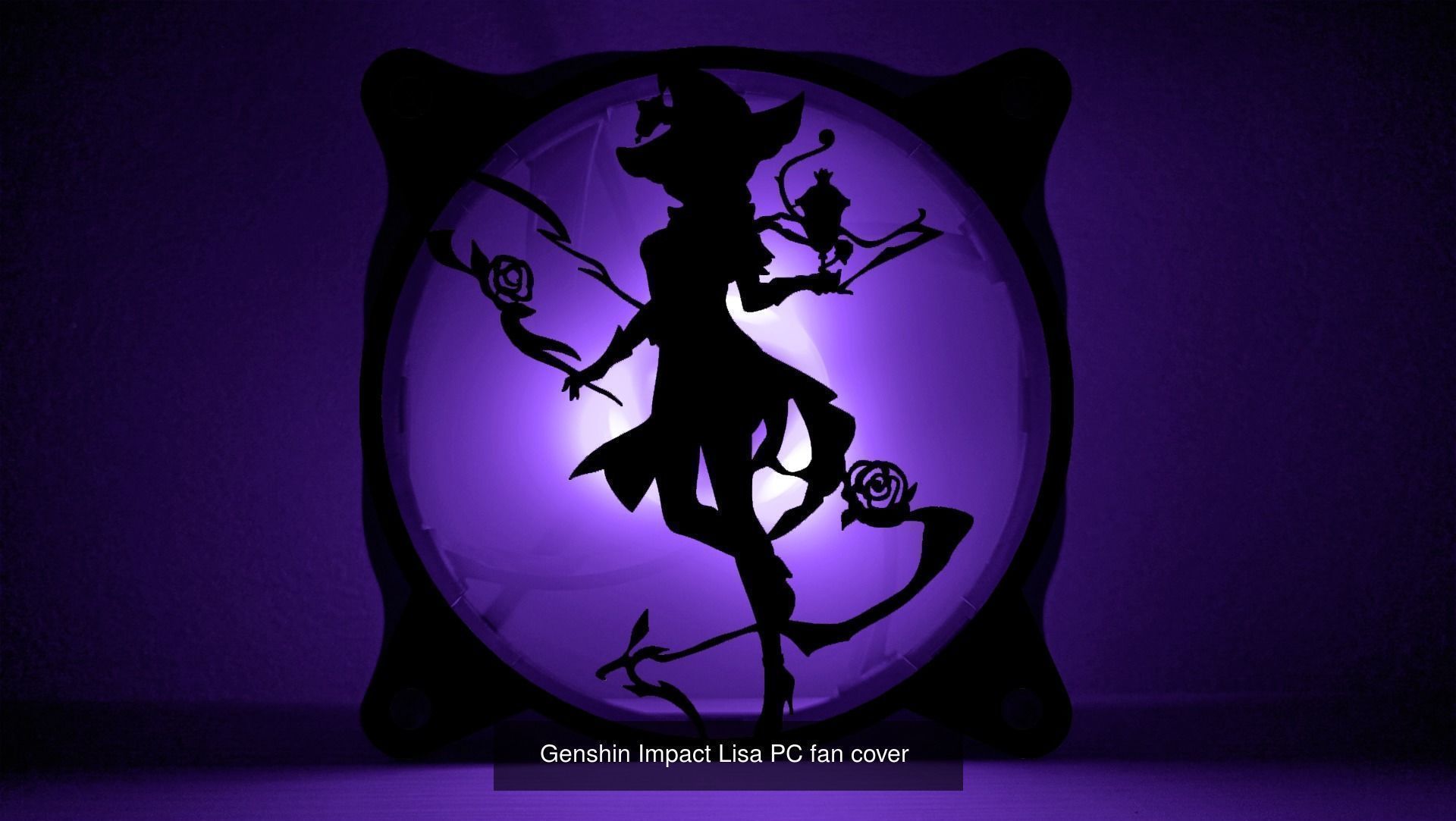 Genshin Impact Characters Electro PC fan cover 3D Model Collection 3D ...