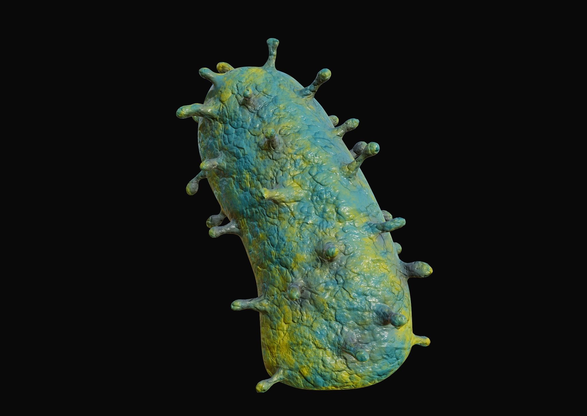 Rabies virus Microbe Organism 3D model | CGTrader
