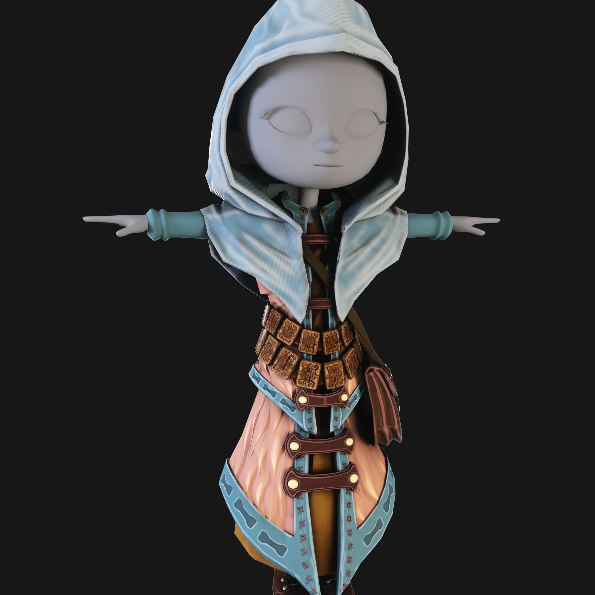 3D model Stylized Monk 3D VR / AR / low-poly | CGTrader