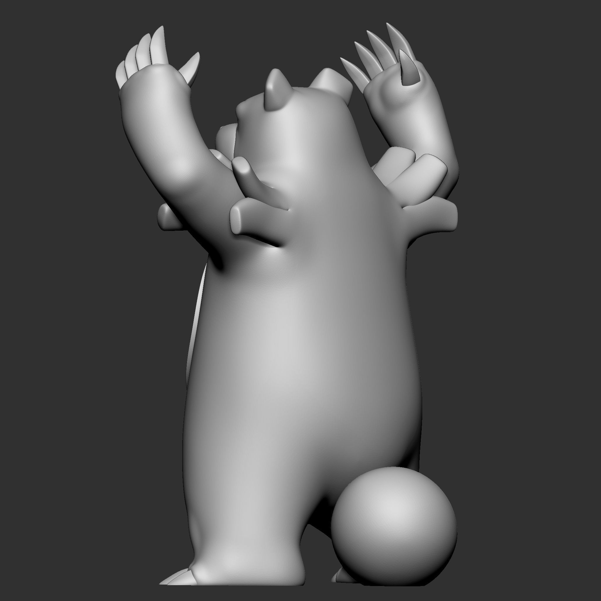 URSARING POKEMON 3D model 3D printable | CGTrader