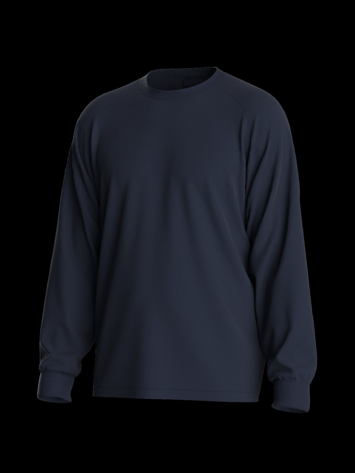 Male raglan longsleeve 3D model animated rigged | CGTrader