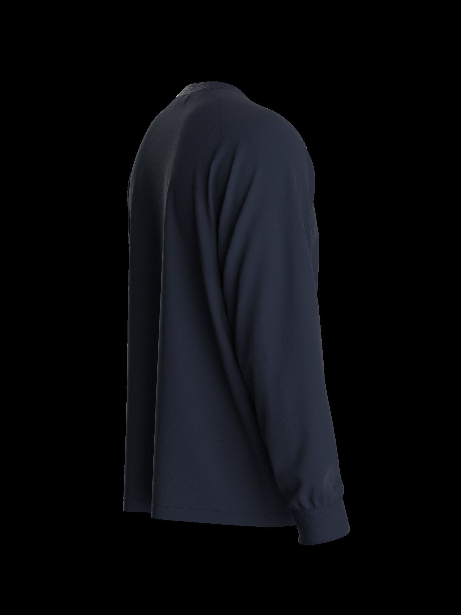 Male raglan longsleeve 3D model animated rigged | CGTrader