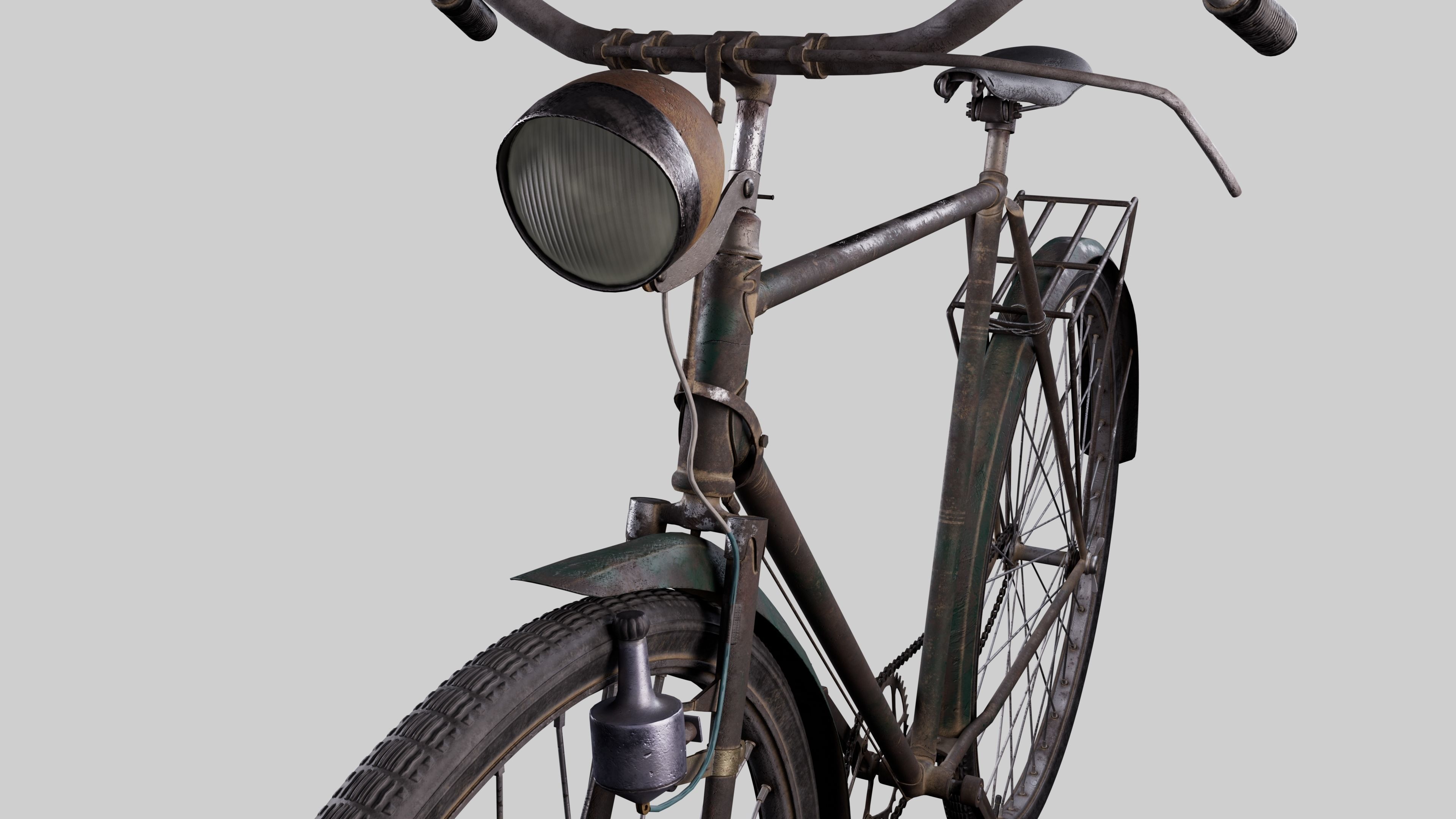 Vintage Rusty Bike 3D model | CGTrader