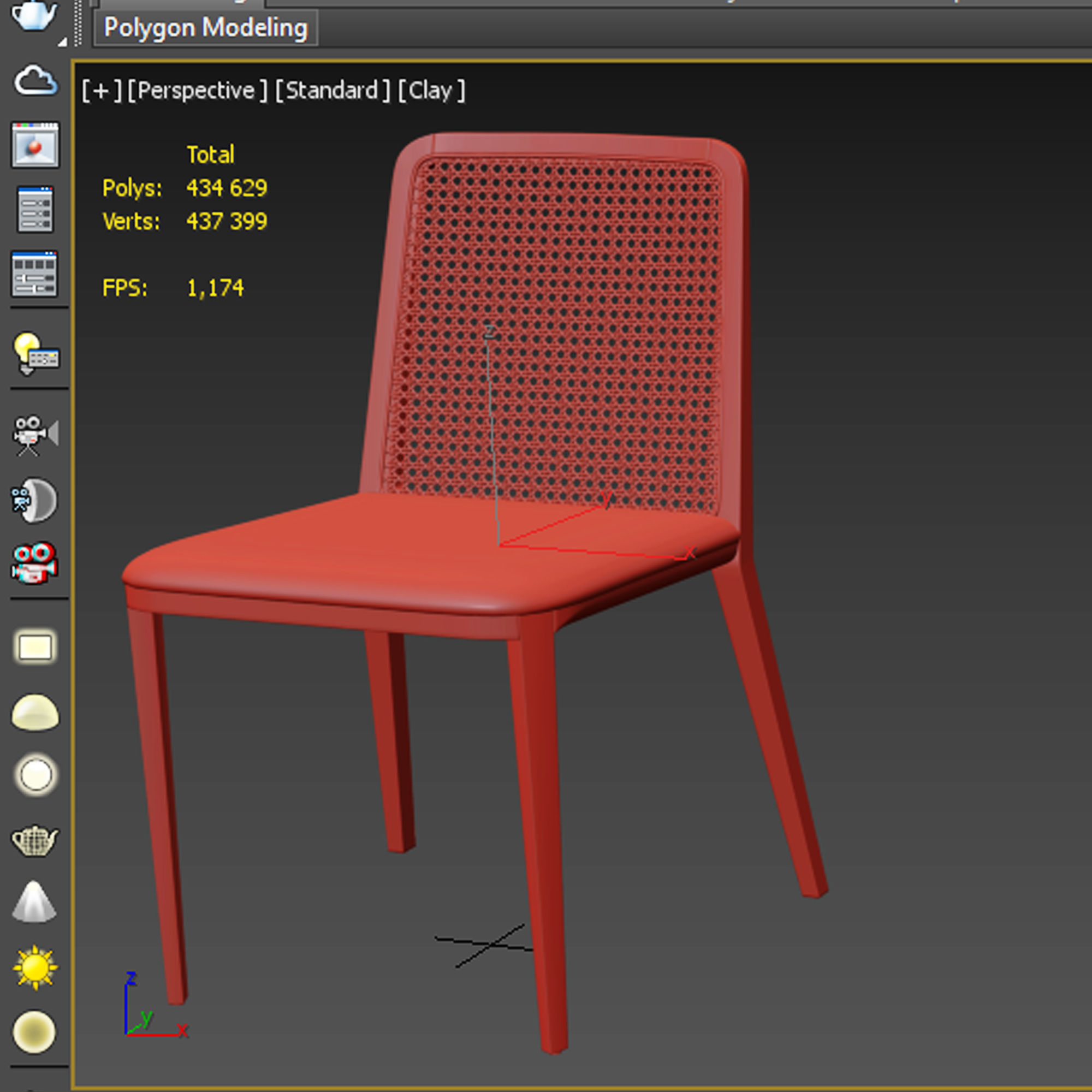 Minimal Style Solid Wood Chair 3D model | CGTrader