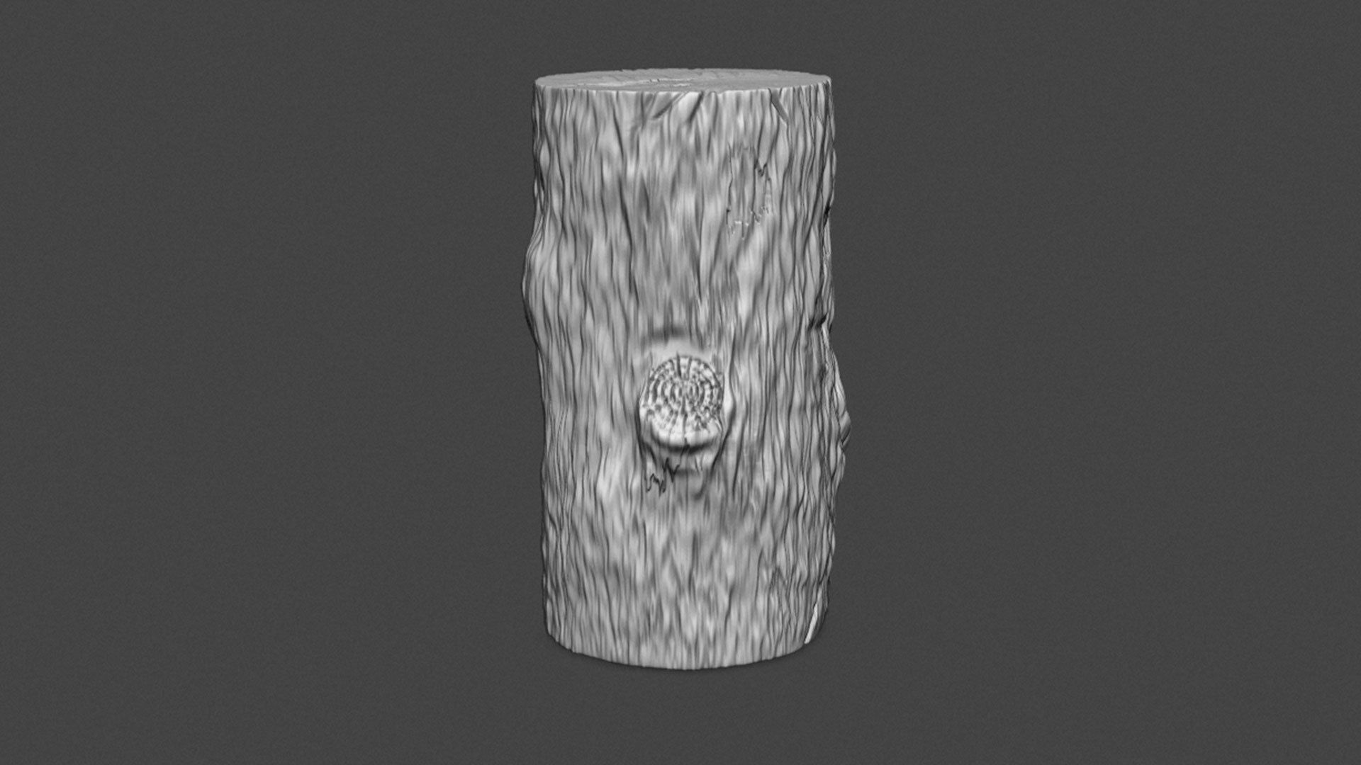 Large Round Log 3D model 3D printable | CGTrader