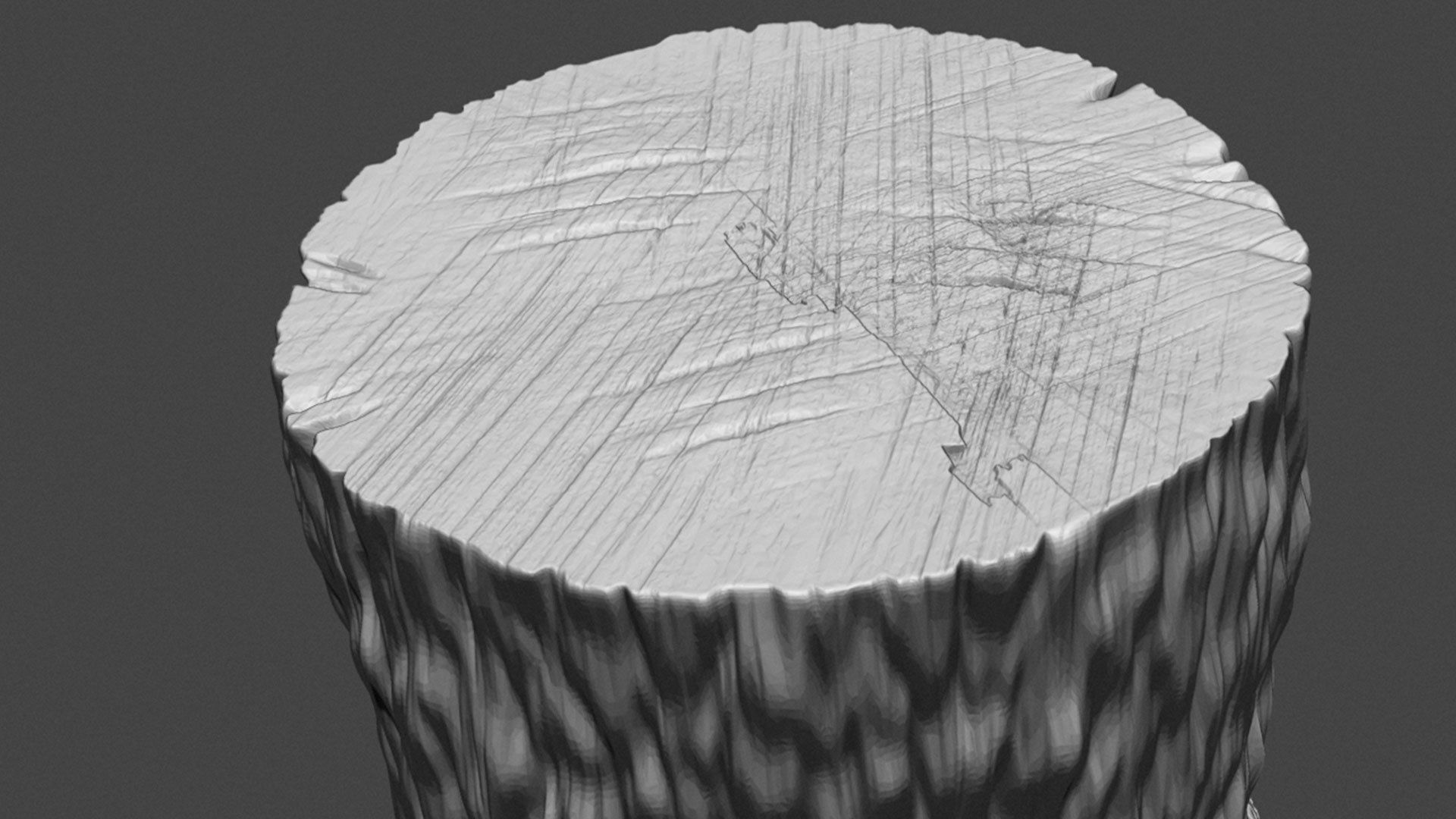 Large Round Log 3D model 3D printable | CGTrader