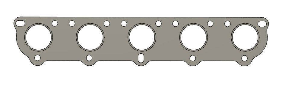 VW 07K Exhaust header Flange 3d model 3D model 3D printable | CGTrader