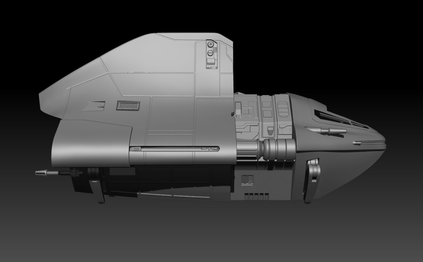 Rebels Phantom 2 Shuttle 3D model 3D printable | CGTrader