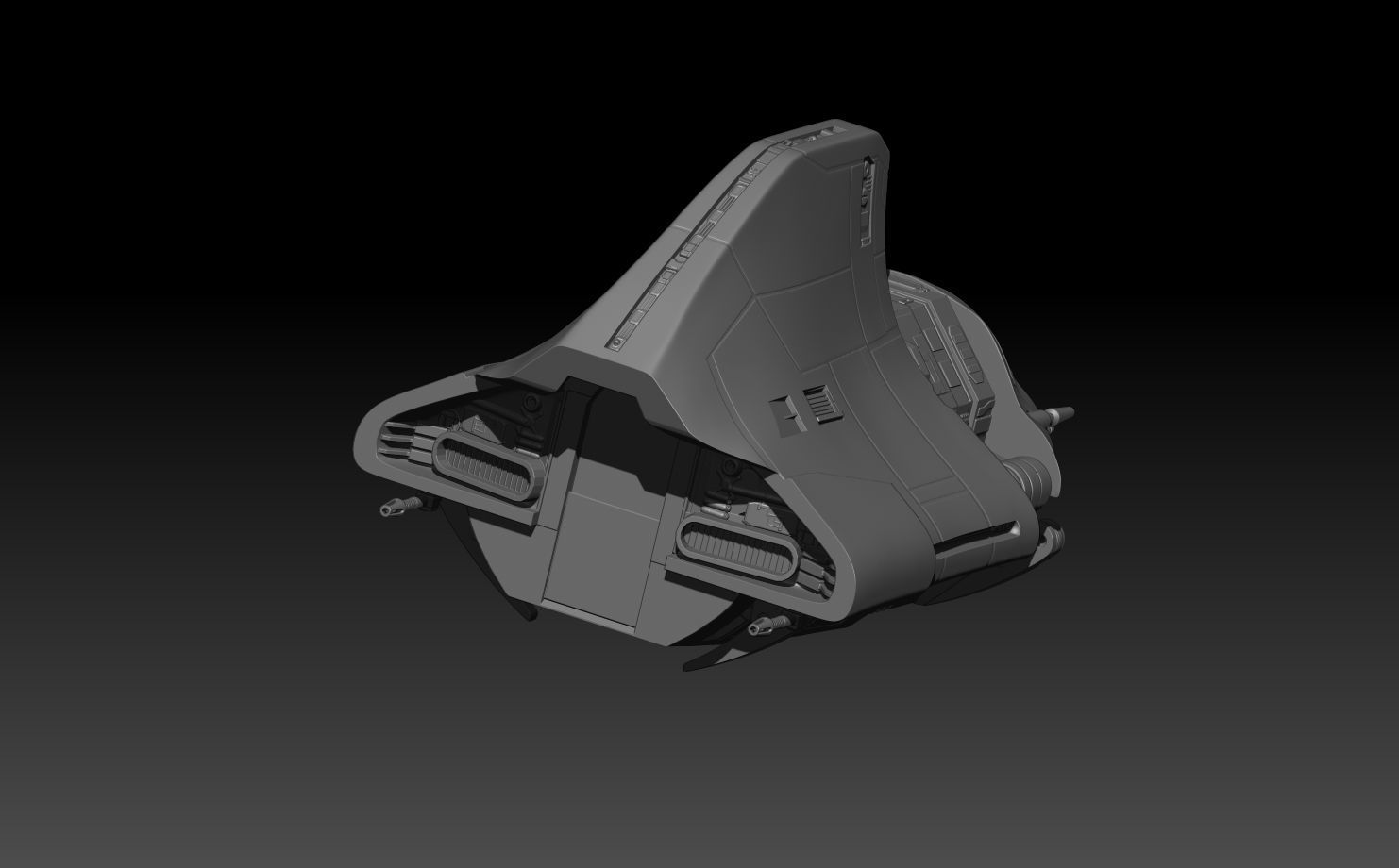 Rebels Phantom 2 Shuttle 3D model 3D printable | CGTrader