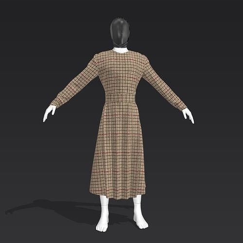 Old Dress free 3D model | CGTrader
