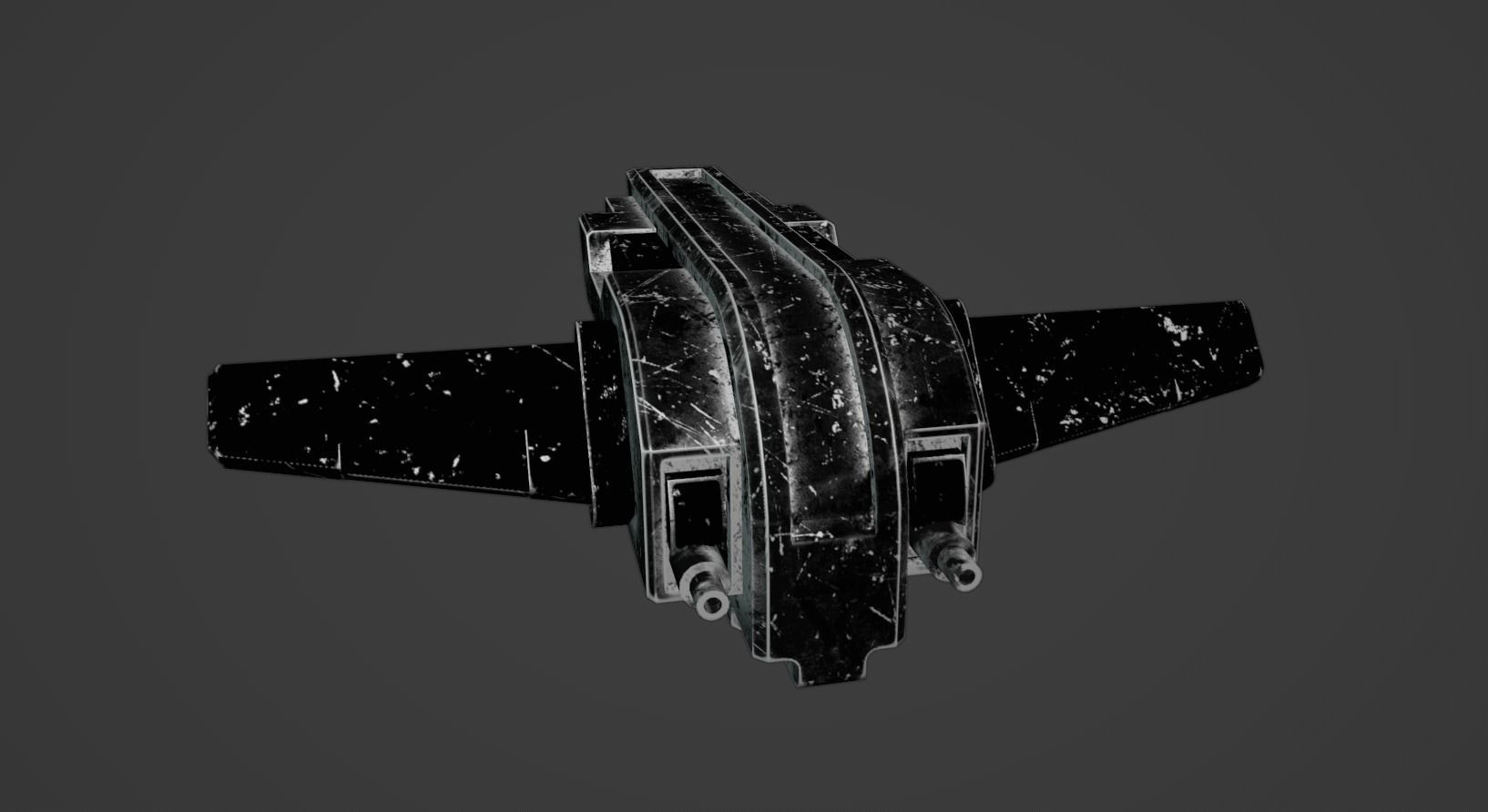 Gameready stylized spaceship free VR / AR / low-poly 3D model | CGTrader