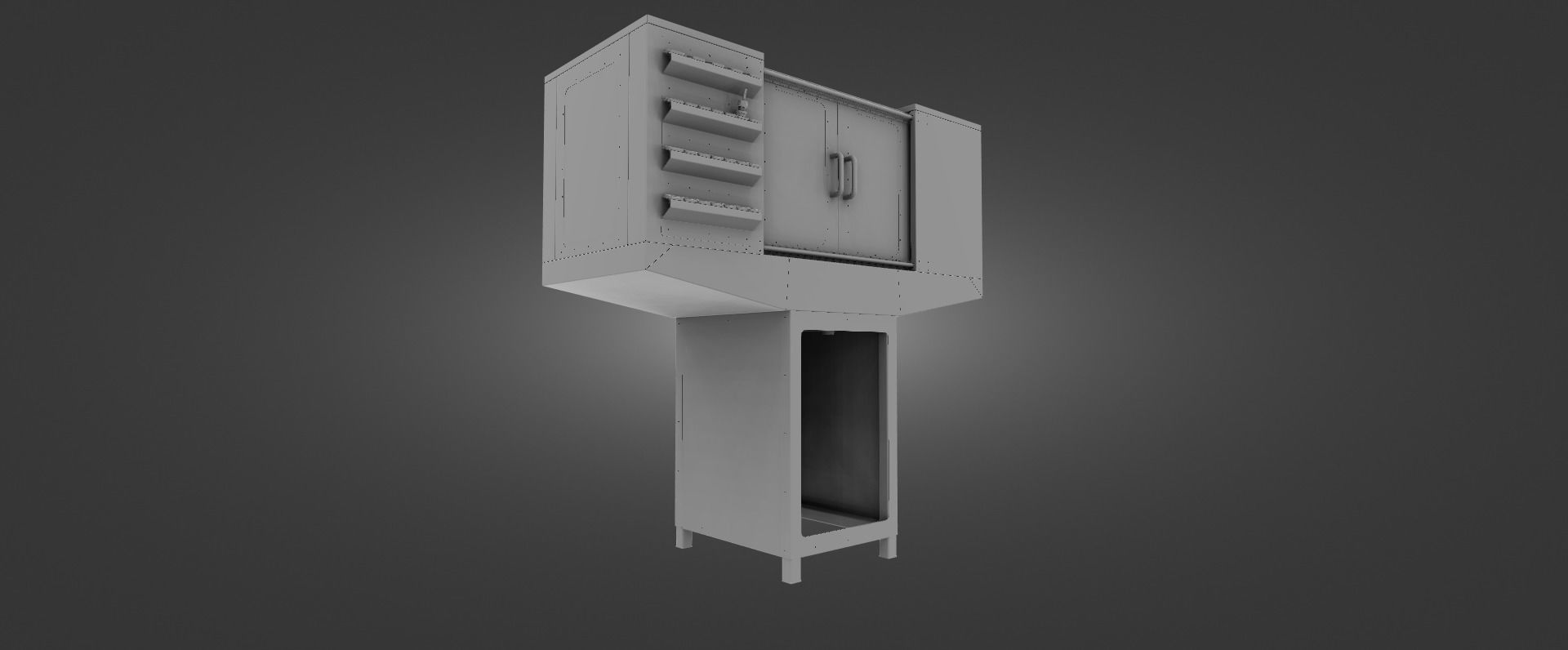 CNC Mill Enclosure for Grizzly G0704 or Optimum BF20 Mills 3D model 3D ...