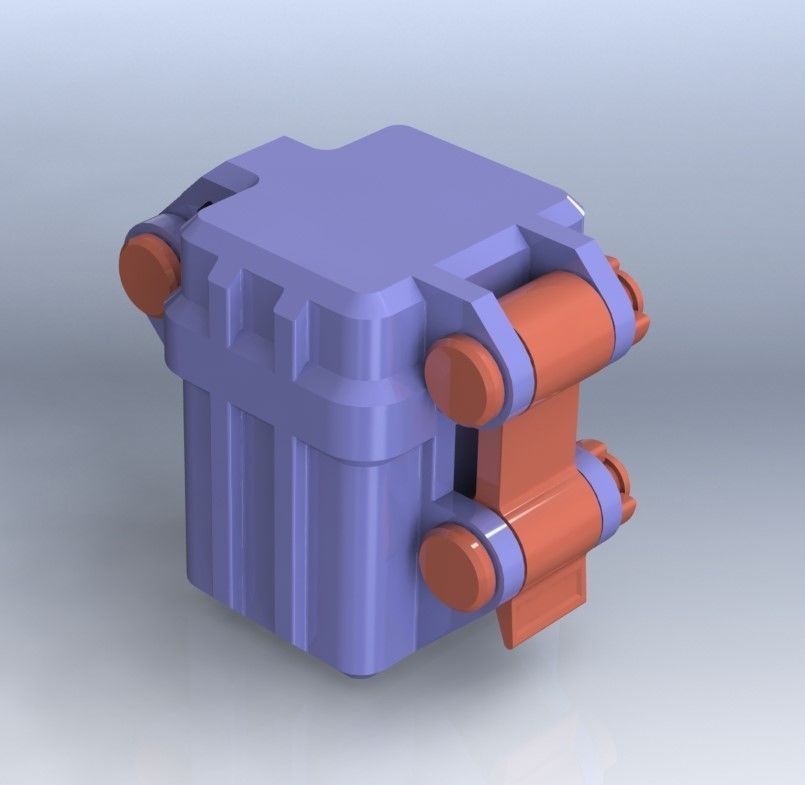 Caja almacen de memoria SD Card 3D model 3D printable | CGTrader