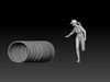 DOG AGILITY COURSE GIRL 1 3D model 3D printable | CGTrader
