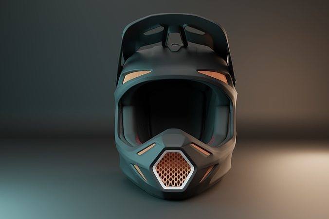 Fox Racing V3 RS 2023 Solid Helmet Matte Black 3D model | CGTrader