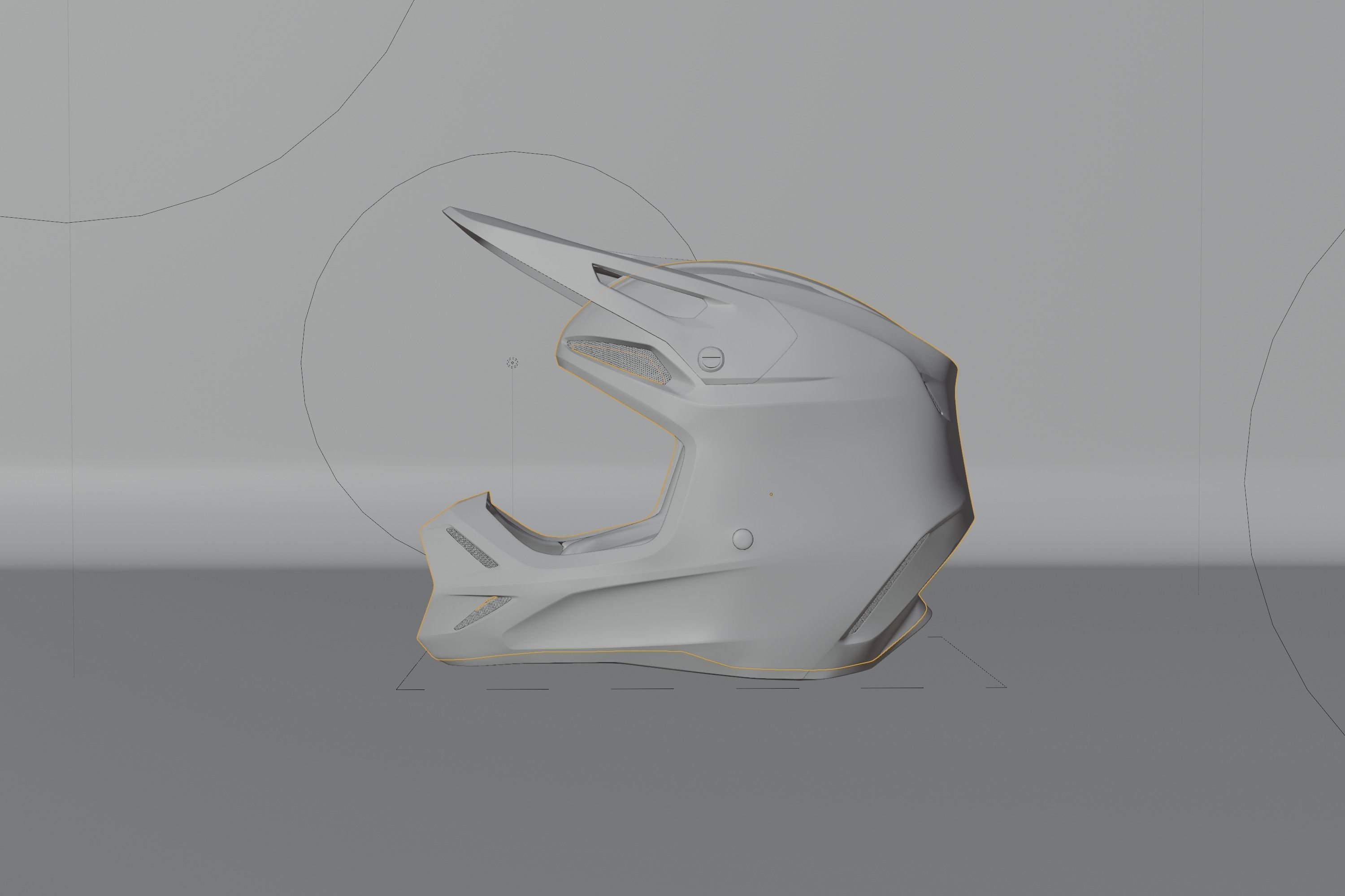 Fox Racing V3 RS 2023 Solid Helmet Matte Black 3D model | CGTrader