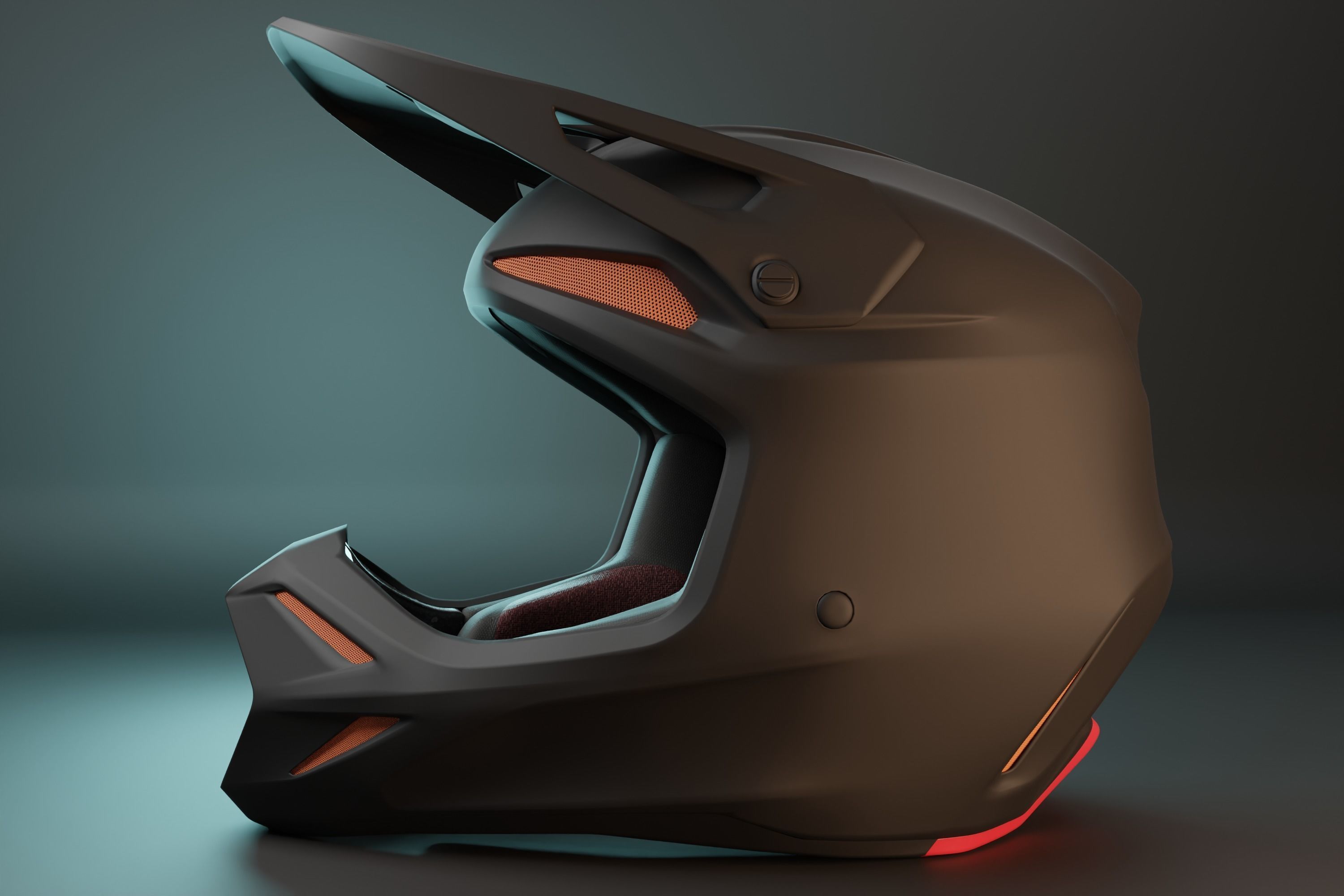 Fox Racing V3 RS 2023 Solid Helmet Matte Black 3D model | CGTrader