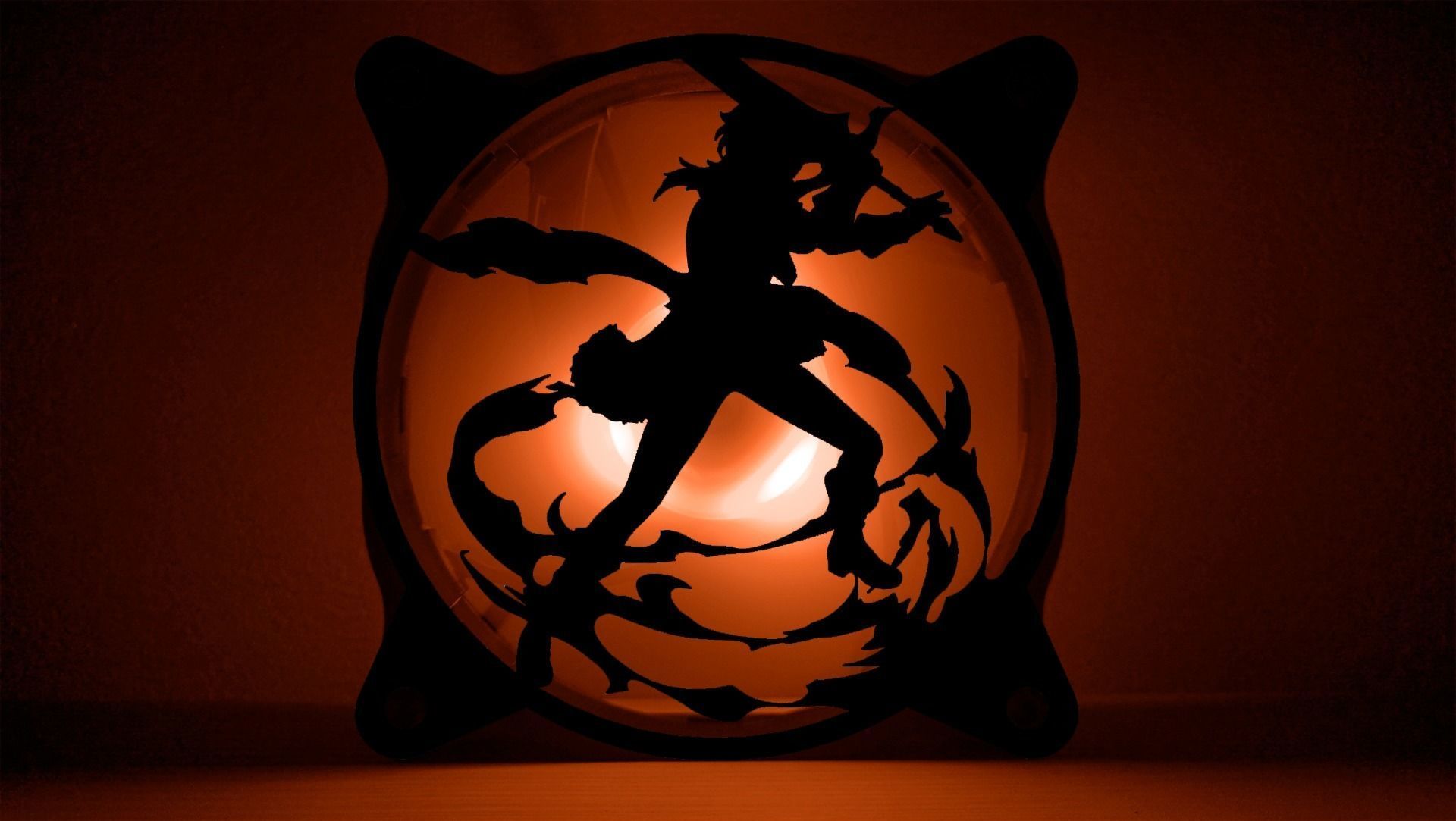 Genshin Impact Diluc PC fan cover 3D model 3D printable | CGTrader