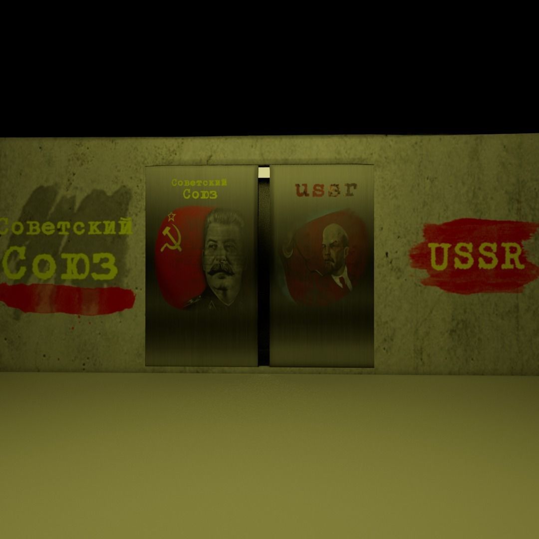 3D model Soviet Union elevator VR / AR / low-poly animated | CGTrader