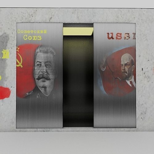 3D model Soviet Union elevator VR / AR / low-poly animated | CGTrader
