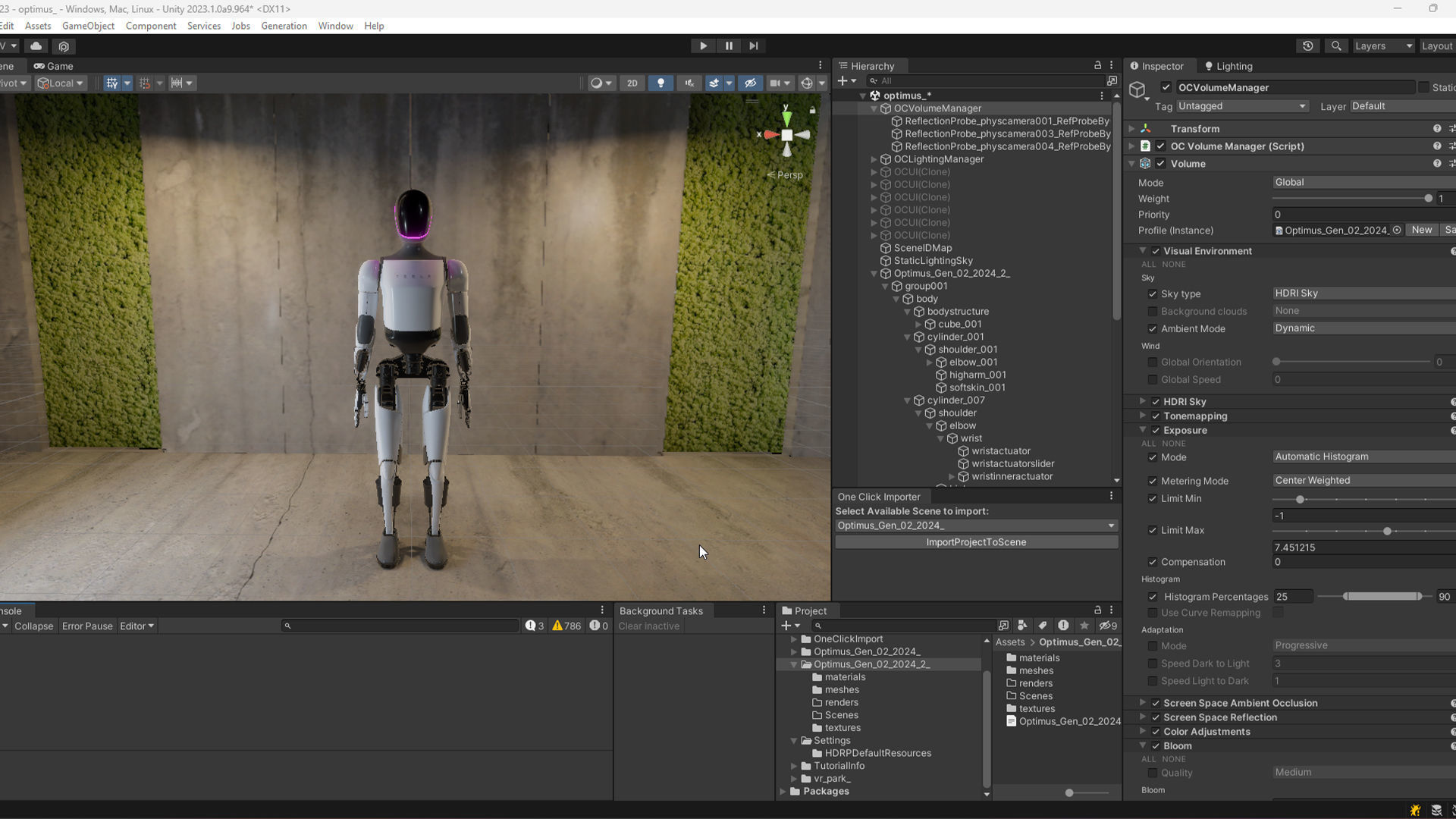 3D model Tesla Optimus Gen 02 for Unity HDRP and URP VR / AR / low-poly ...