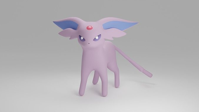 Espeon Pokemon 3D model 3D printable | CGTrader