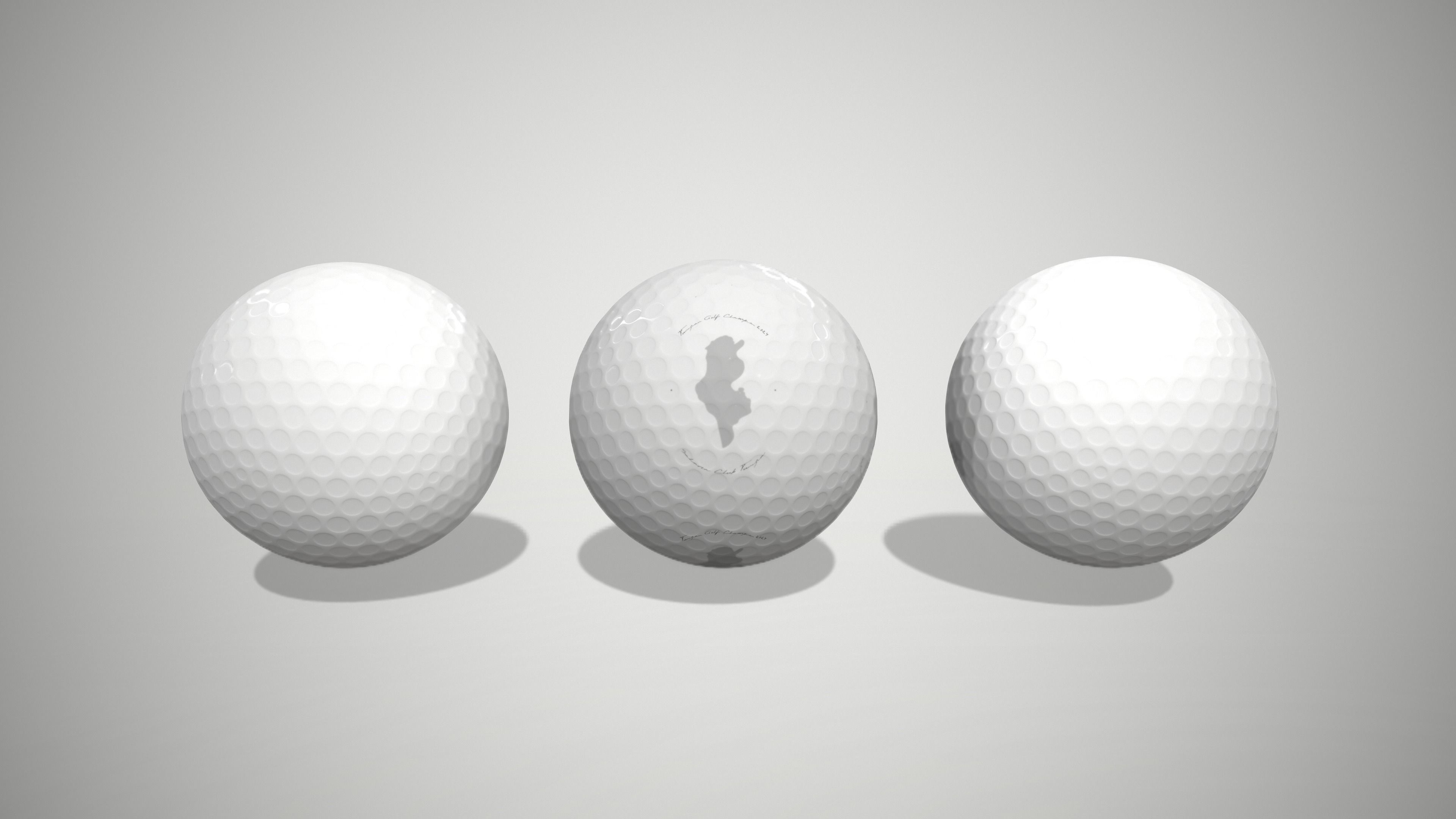Premium Golf Ball Model - Realistic and High-Quality 3D model 3D ...