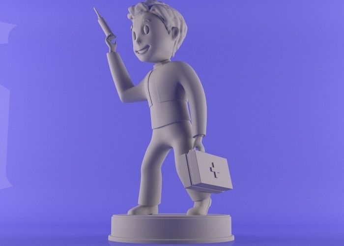 Vault Boy Perks 3D model 3D printable | CGTrader