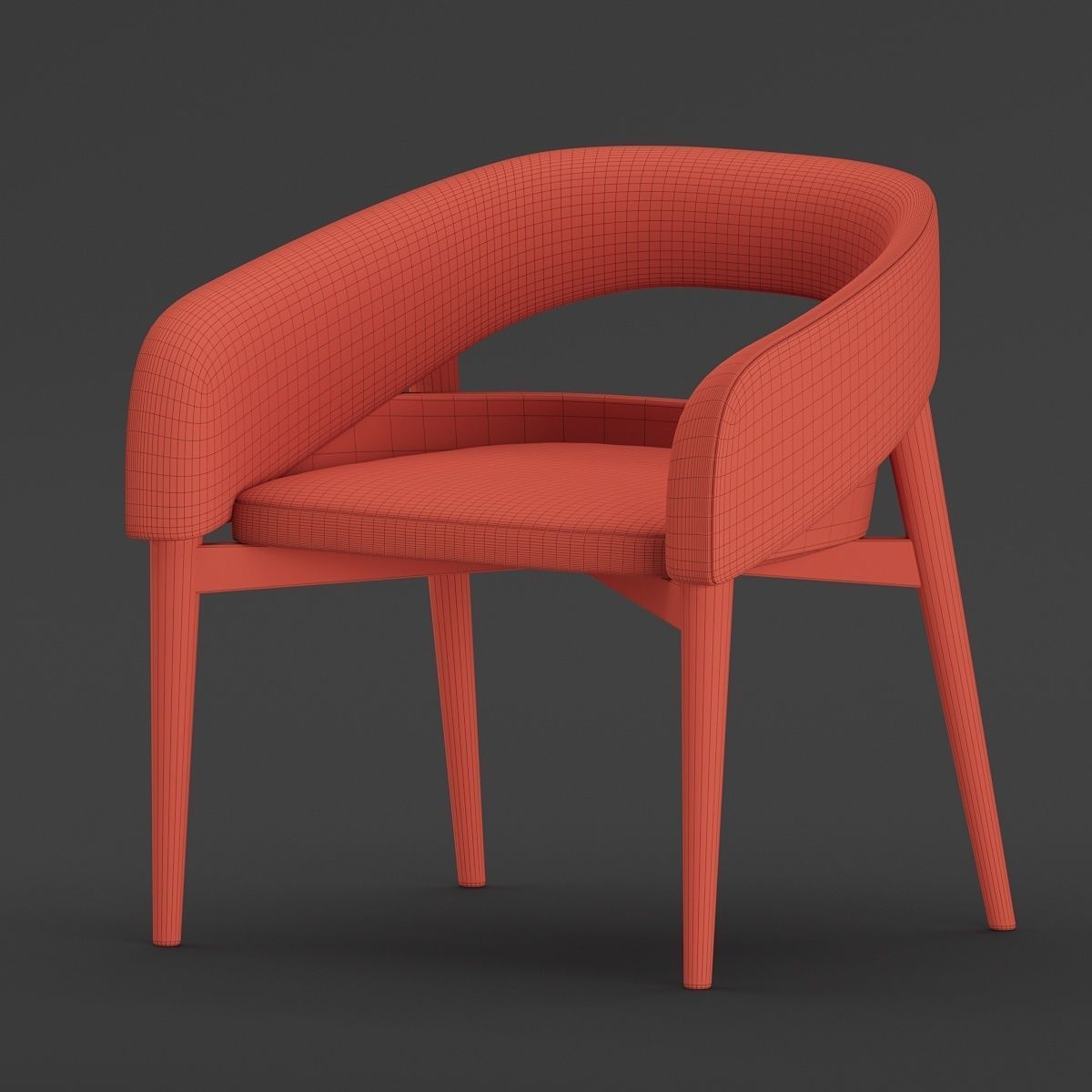 dino by thomas e alken chair 3D model | CGTrader