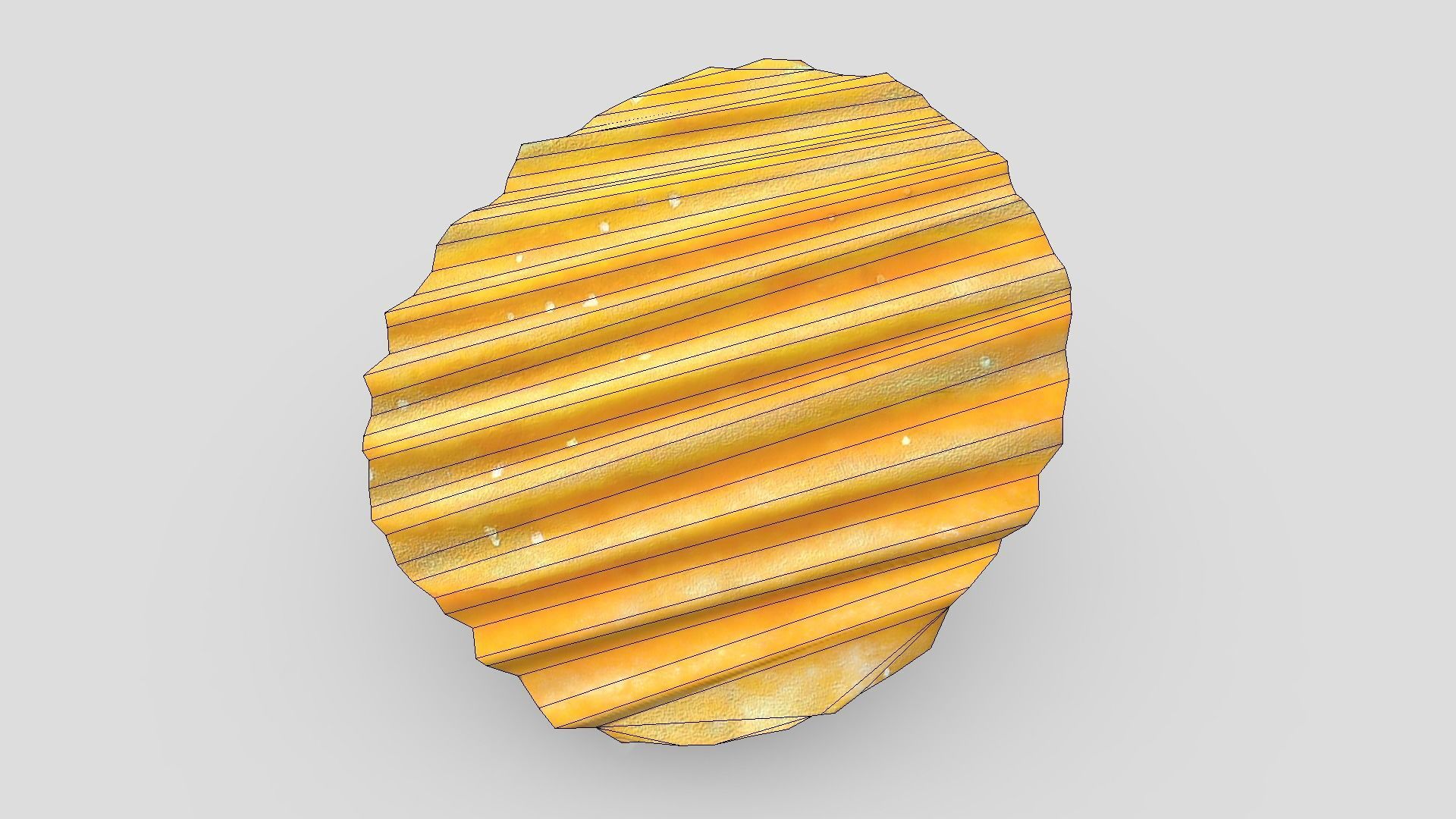3D model Potato Chip 2 VR / AR / low-poly | CGTrader