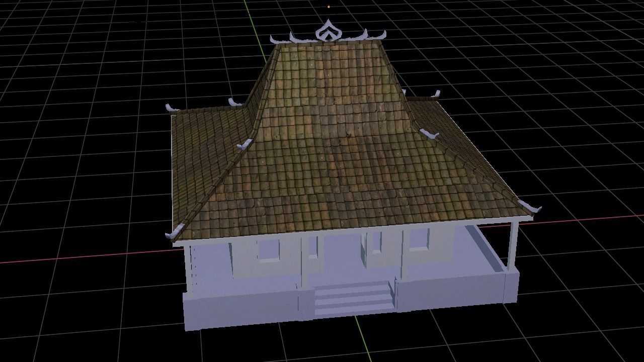 3D model Joglo VR / AR / low-poly | CGTrader