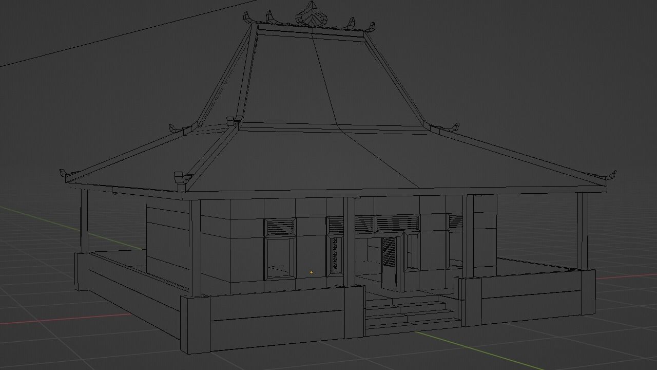 3D model Joglo VR / AR / low-poly | CGTrader