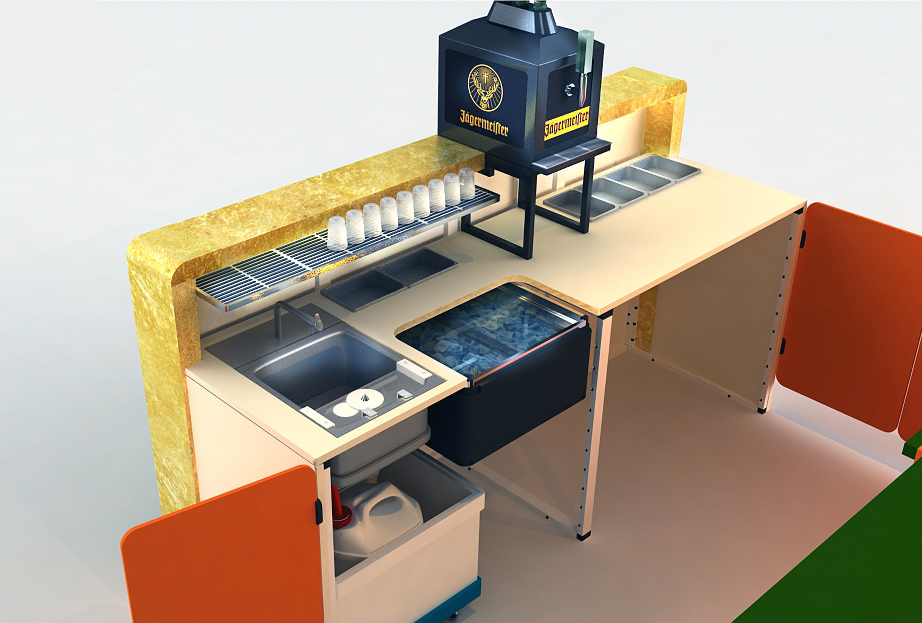 3d bar design premium 3D model | CGTrader